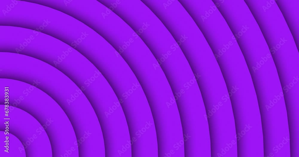 Vidéo Stock Purple color quad circles slowly growing from left bottom ...