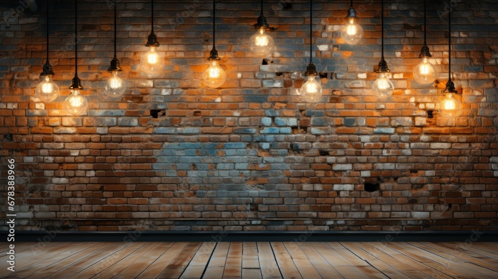 Black brick wallpaper with light .UHD wallpaper Stock Illustration ...