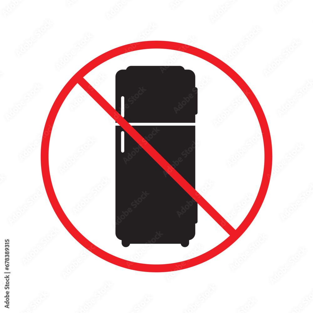 Forbidden Prohibited Warning, caution, attention, restriction label ...