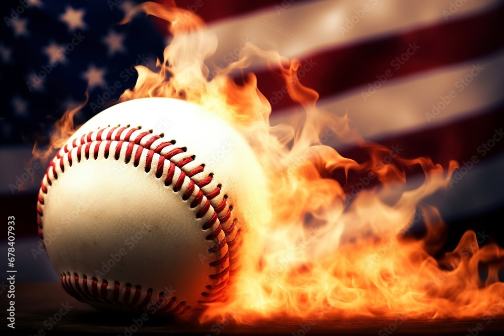 Burning Diamond: Witness the Explosive Dissolving of a Baseball, Flames ...