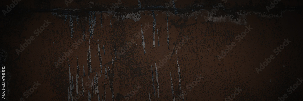 Old rusted metal texture. Rusty iron wall. Rough faded metal surface ...