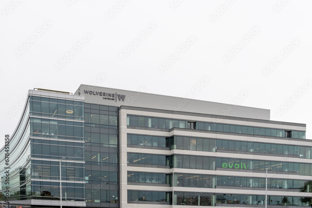 Wolverine Worldwide Boston campus in Waltham, MA, USA, on November 10 ...