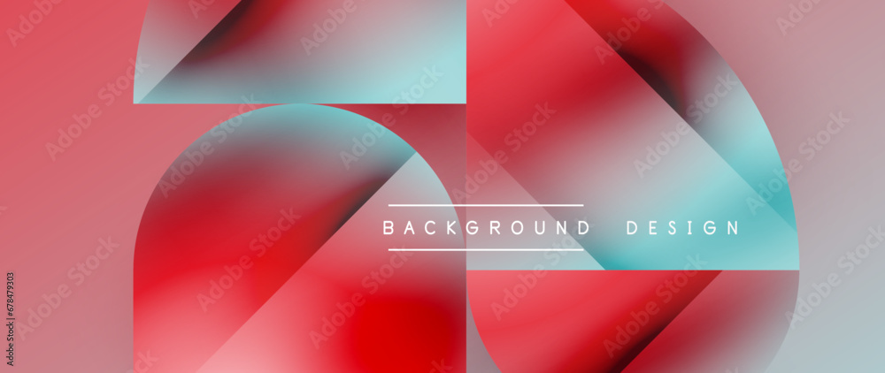 Essence of minimalism - metallic circles and squares converge upon ...