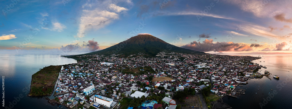 defaultstunning Ternate, Maitara and Tidore Island from bird eye view ...
