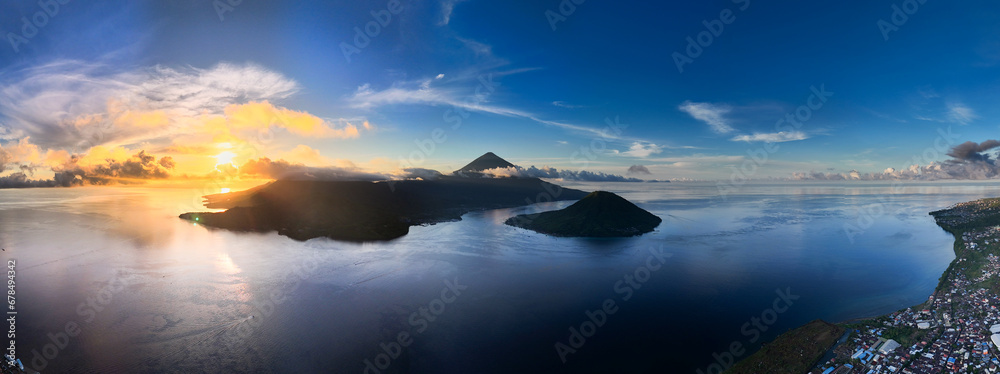 defaultstunning Ternate, Maitara and Tidore Island from bird eye view ...