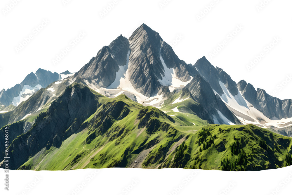 mountain landscape terrain isolated on transparent background - design ...