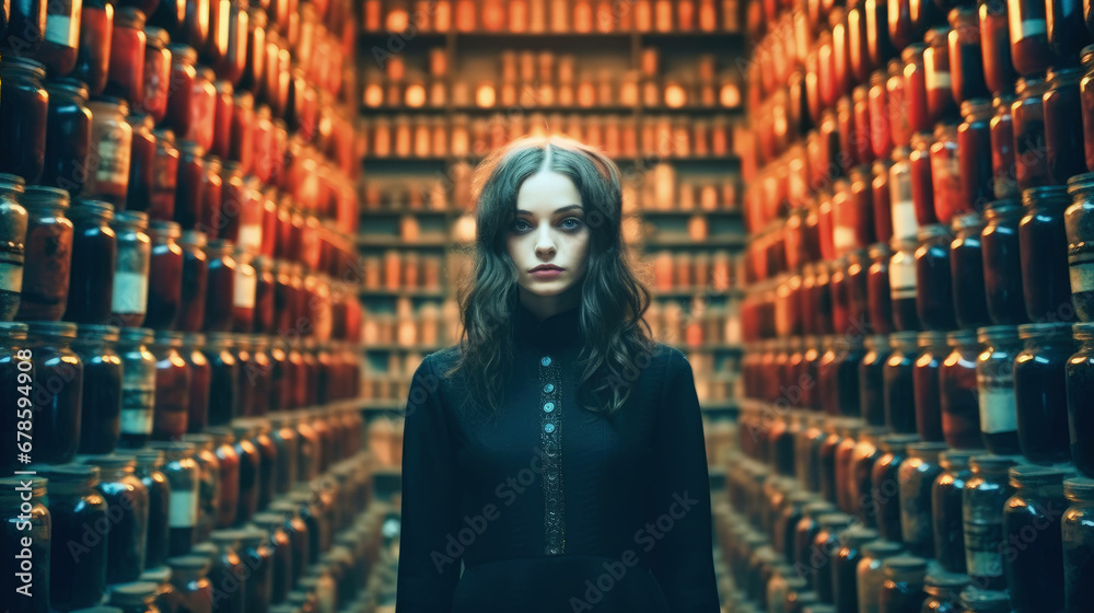 Maiden of the Ceramic Maze: An Enigmatic Presence Surrounded by an Army ...