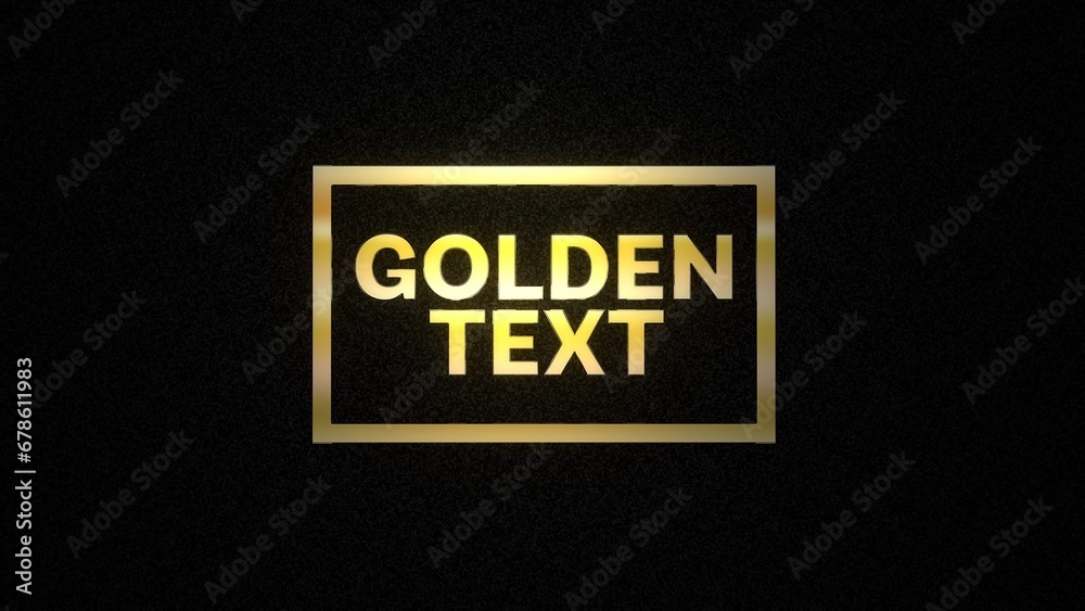 Dark Paper Texture Golden Text Intro Stock Template | Adobe Stock
