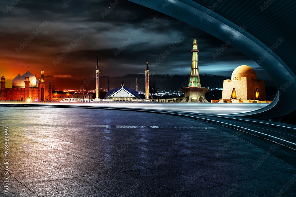 Pakistan Monuments. Environment. Quaid-e-Azam Tomb. Minar e Pakistan ...