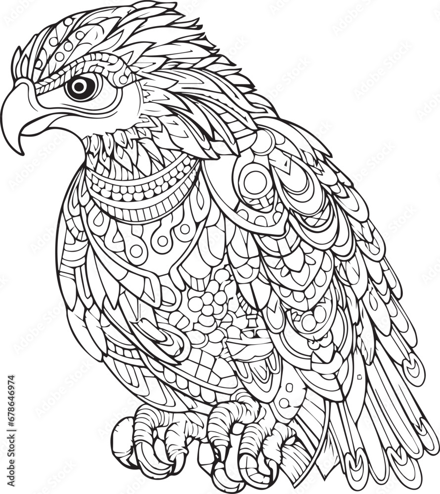 Coloring book with zentangle coloring. coloring book with adult ...