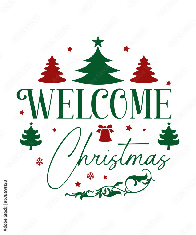 Christmas Bauble SVG Bundle, Christmas Scene Svg, Round Christmas ...