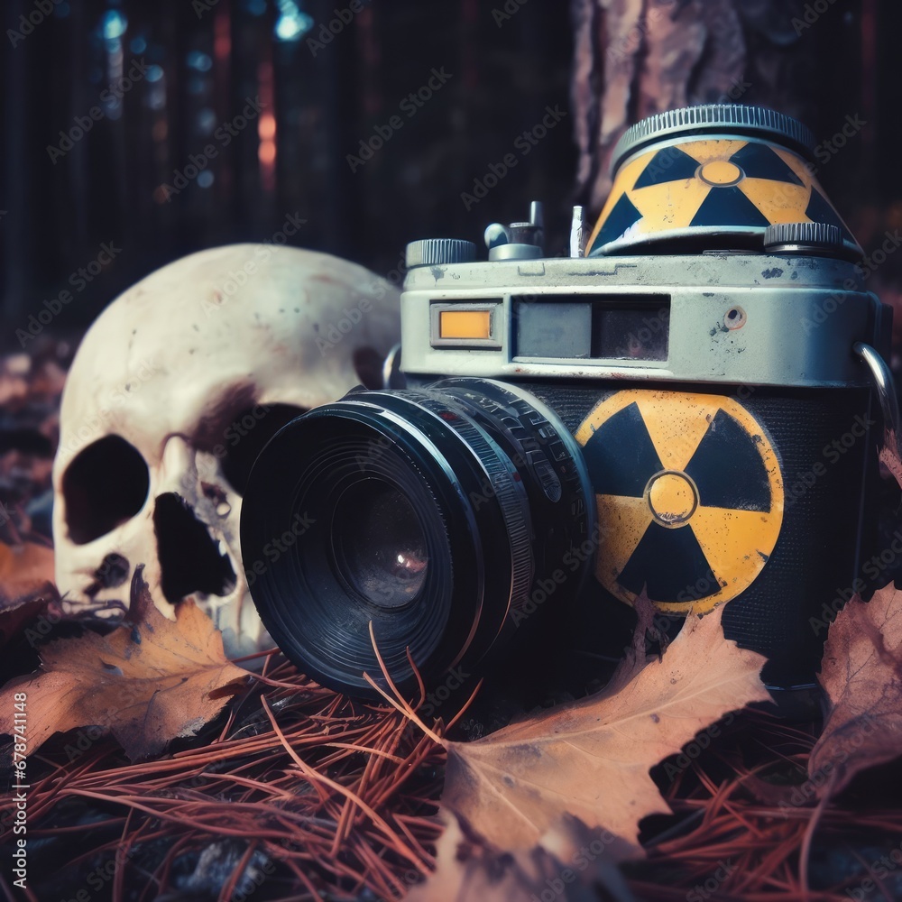 Radioactive background Save Planet. environmental problems background ...