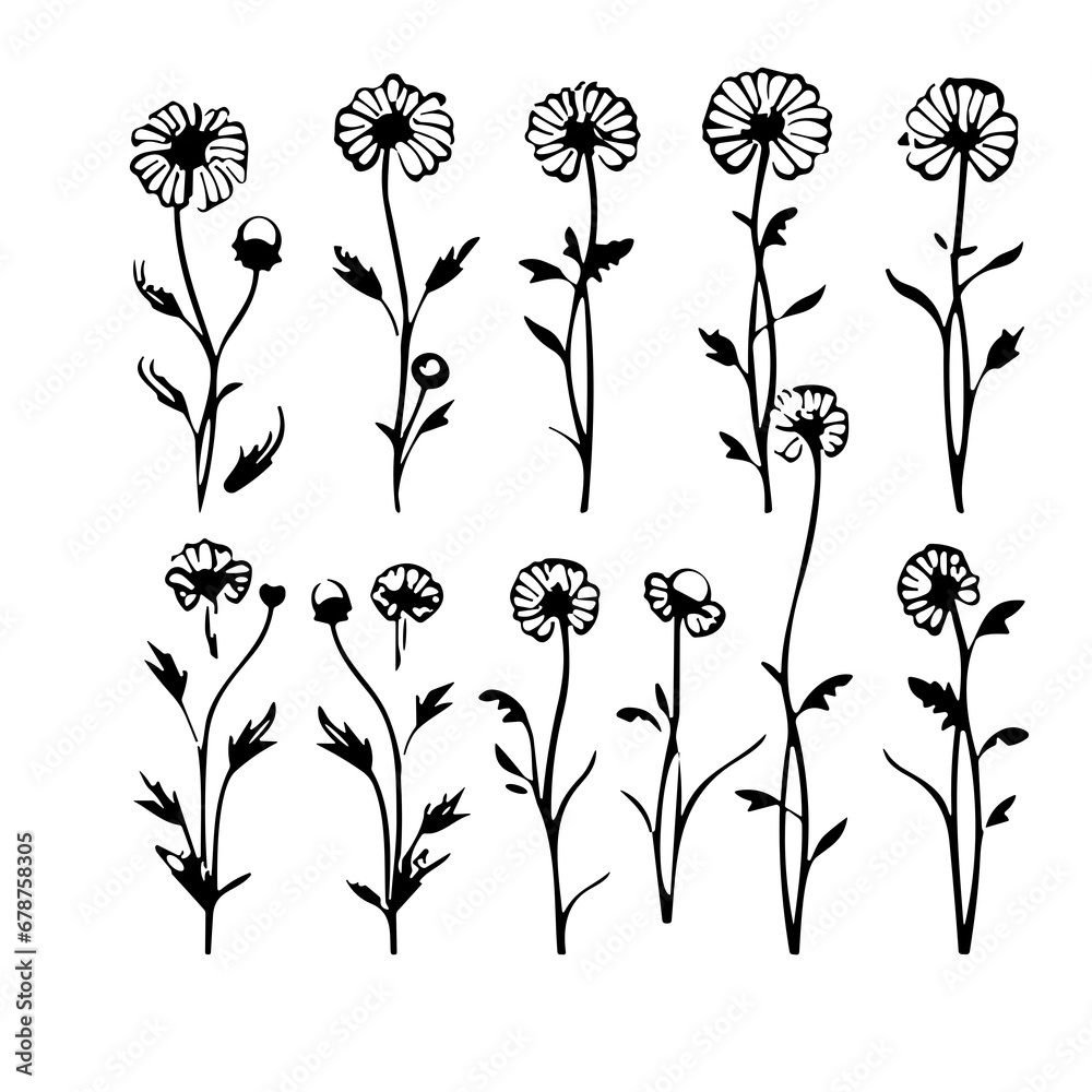 line drawing, line art png, line art prints, spring clipart, line art ...