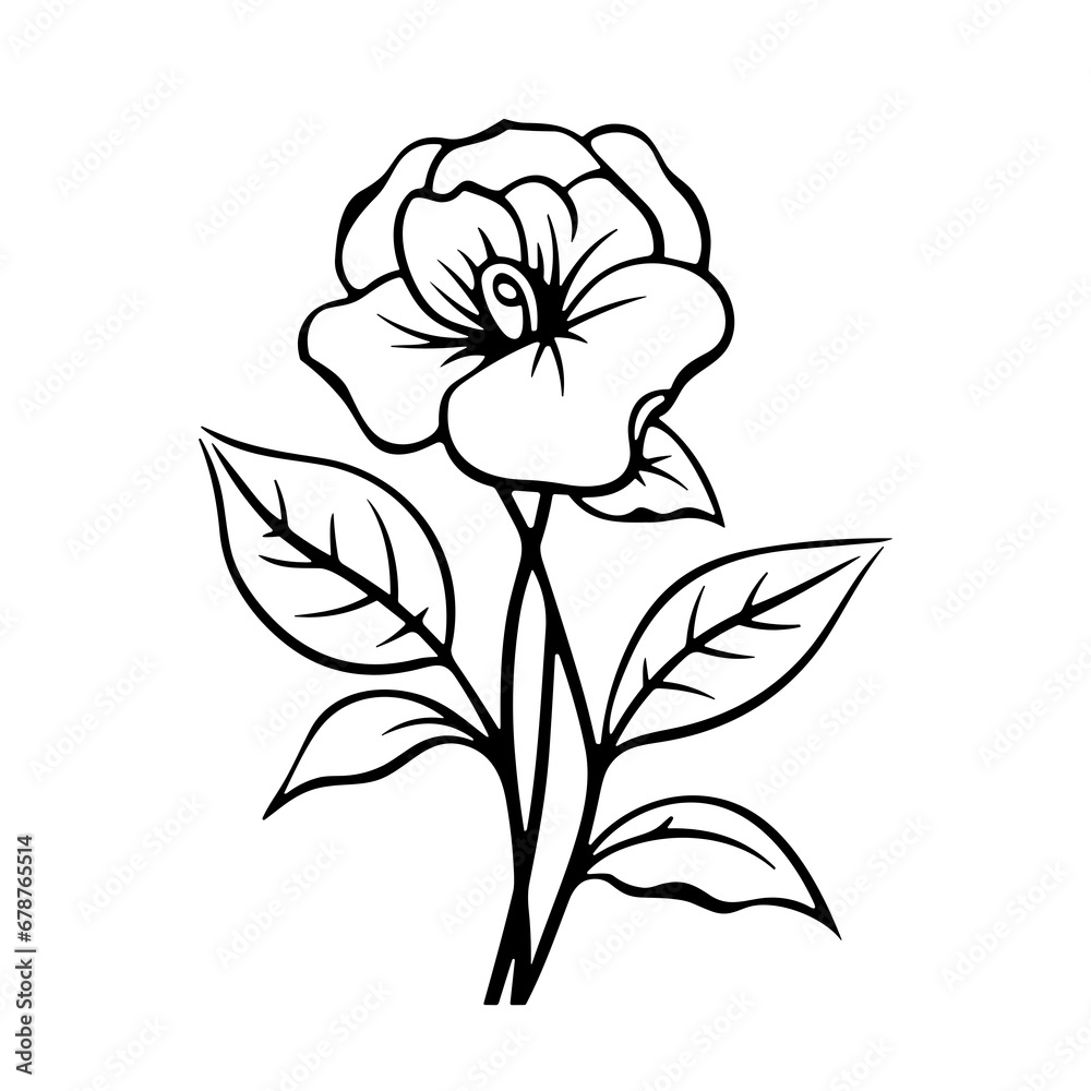 line drawing, line art png, line art prints, spring clipart, line art ...