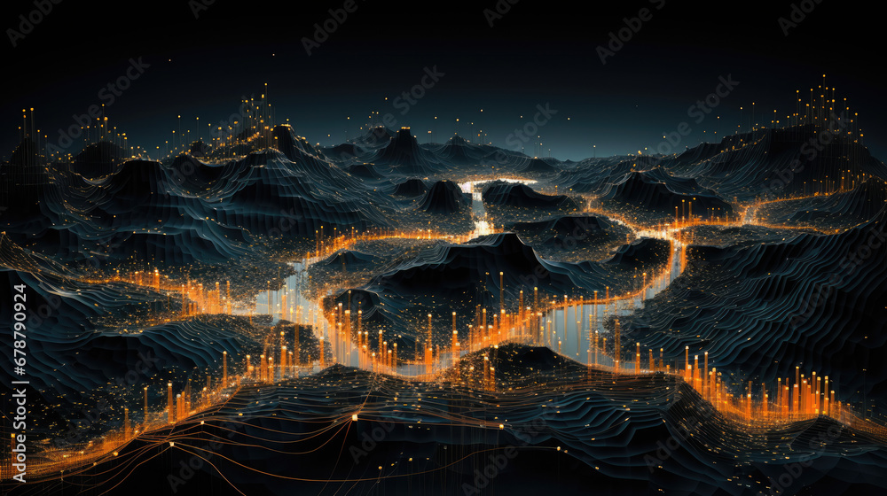 Rivers Of Information, Data As Rivers, Data Stream, Flowing Bytes ...