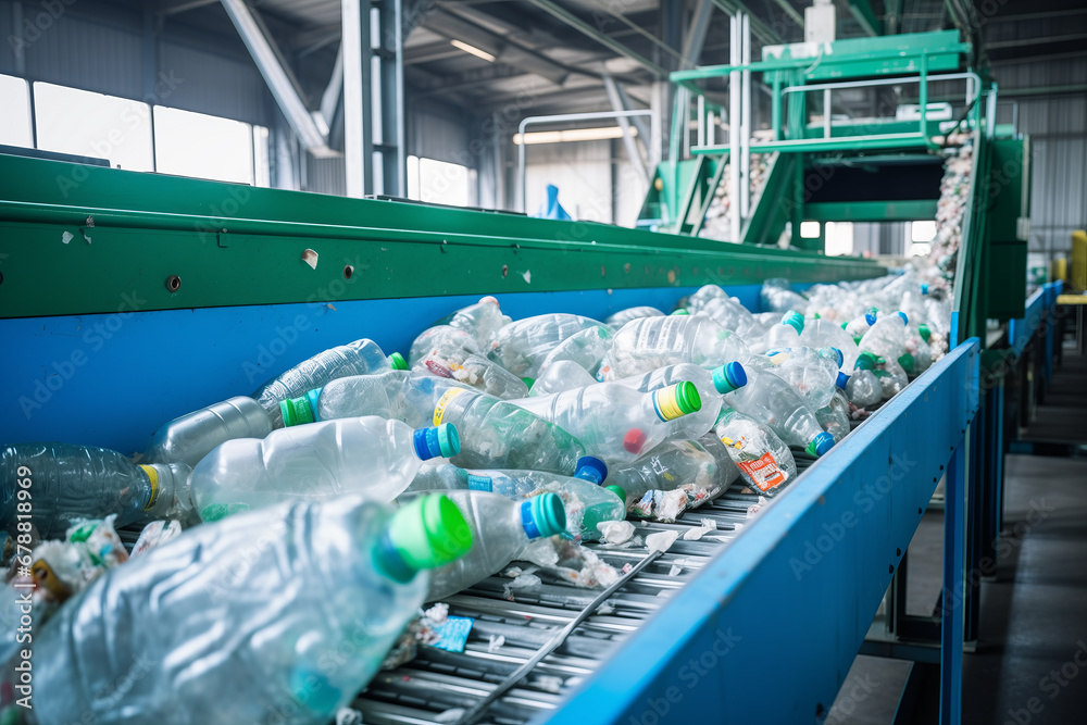 Industry Plant for sorting and processing plastic and paper waste ...