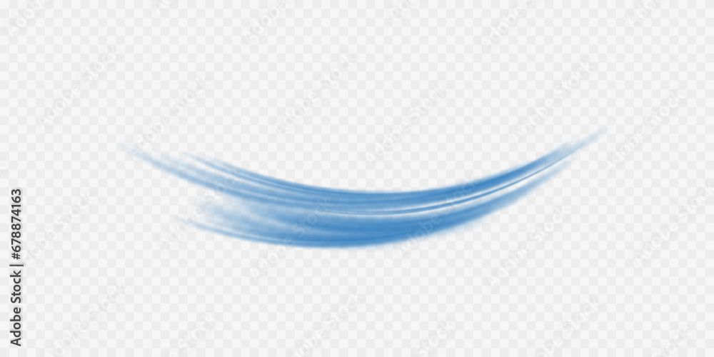 Poster Luminous blue lines png of speed – Wall Art | UkPosters