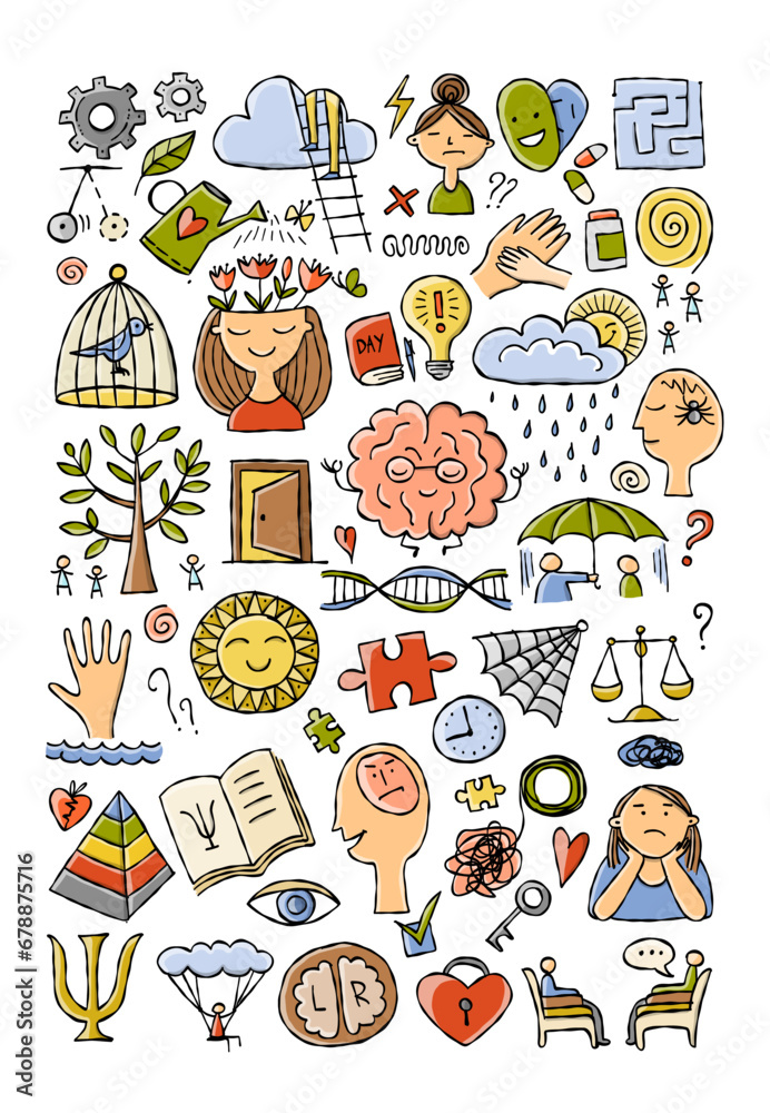 Psychology and emotions, working with the brain, positive thinking ...