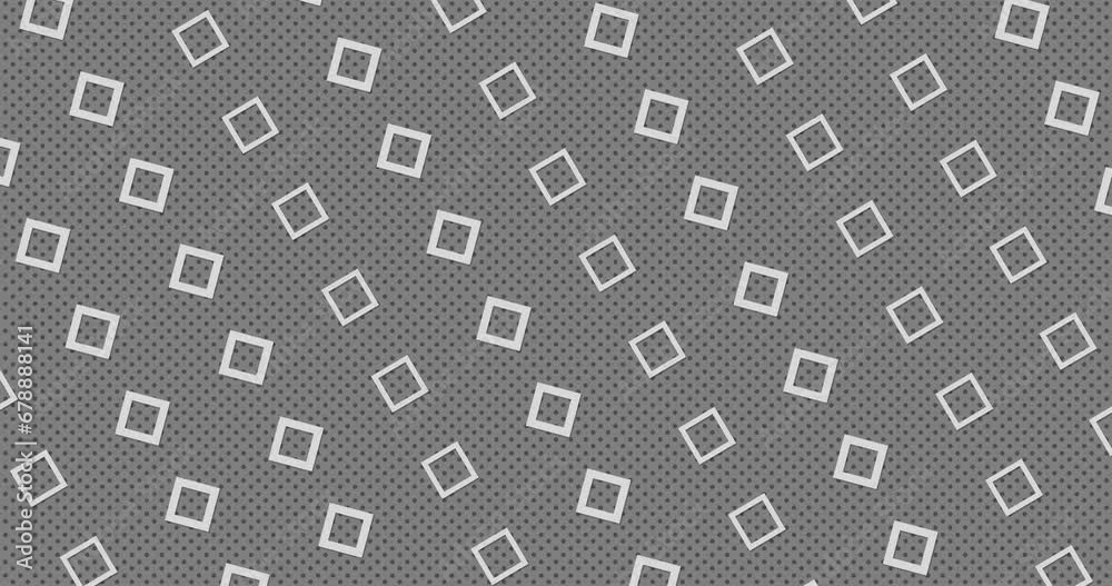 Vidéo Stock Square outline growing thick and then thin and rotating ...