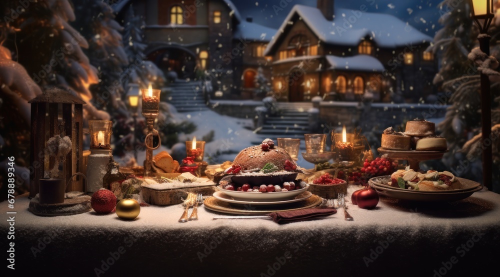 the meal was a feast that will surely live in history Stock Photo ...