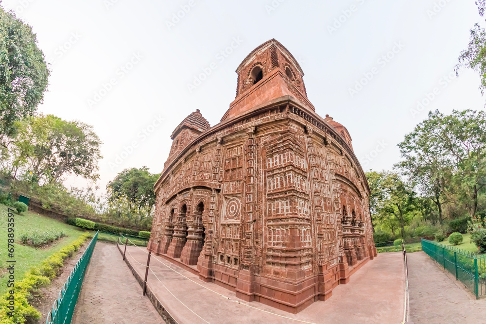 historic Shyam Rai temple also known as Pancha Ratna Temple in ...