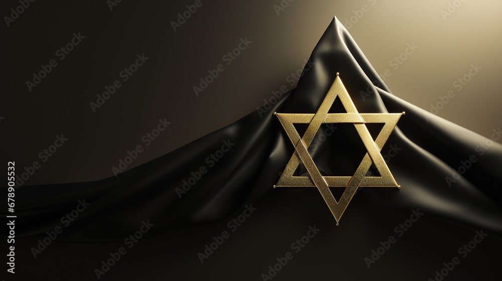 Star of David, ancient symbol, emblem in the shape of a six-pointed ...