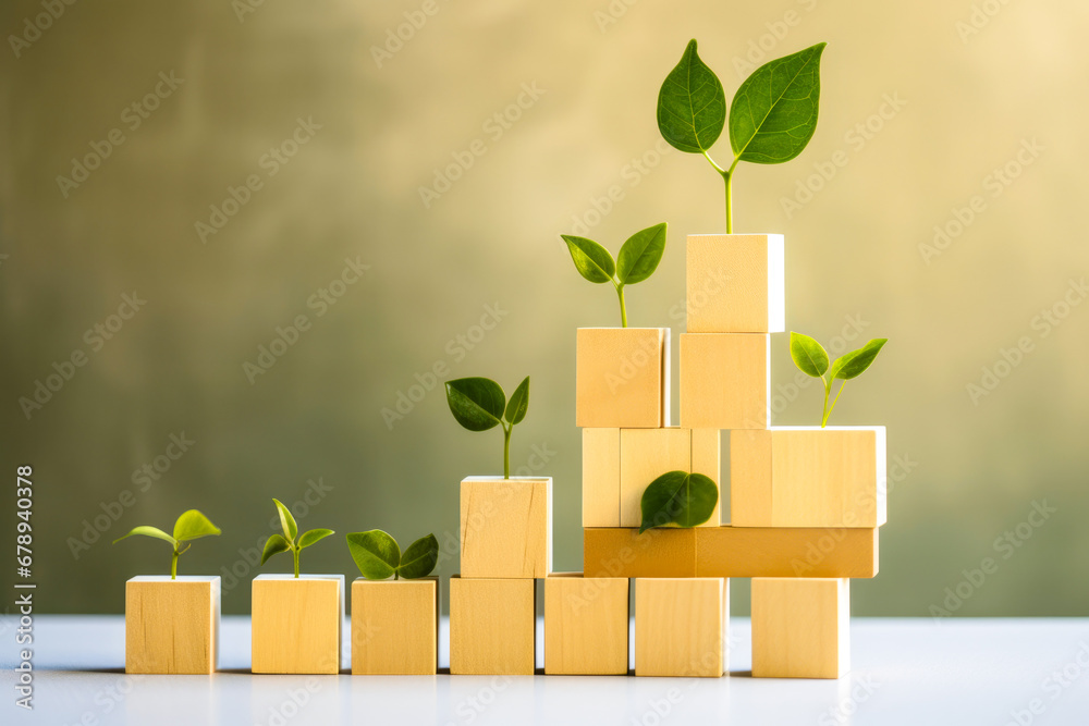 Environmental, social, and corporate governance concept, ESG, building ...