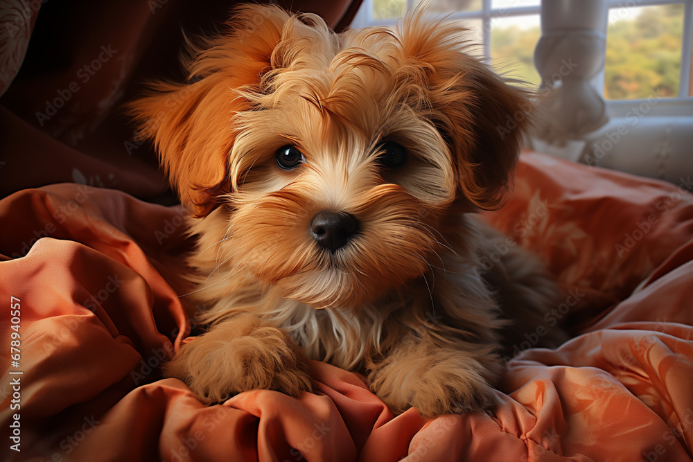 Puppy Dog, A precious moment frozen in time, showcasing the ...