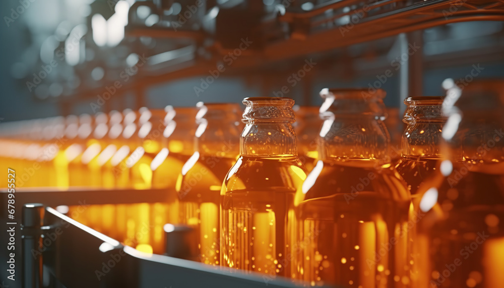 Soft Drink Manufacturing Plant, Makes carbonated soft drinks Stock ...