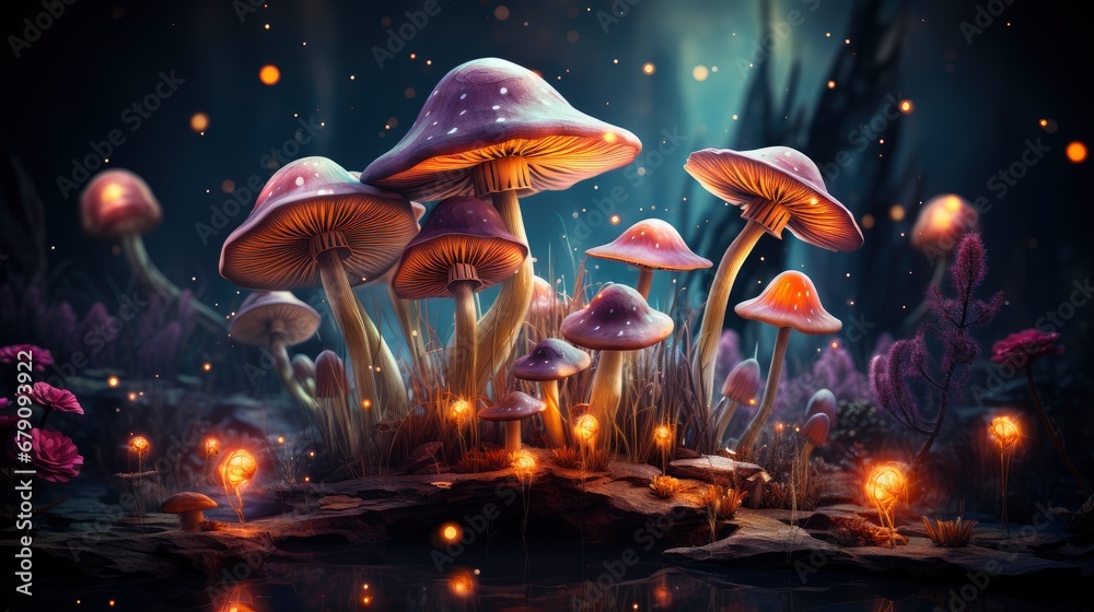 Fantasy Background Magic Forest Spring Landscape, HD, Background ...