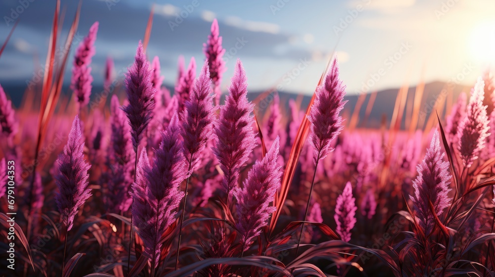 Amaranth Flower Field Sunny Filter, HD, Background Wallpaper, Desktop ...