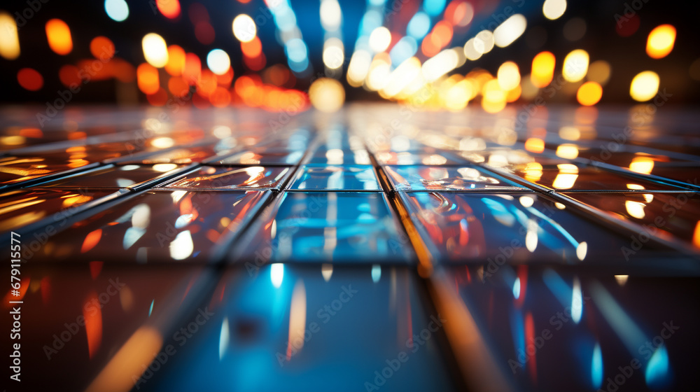 lights in the night HD 8K wallpaper Stock Photographic Image Stock ...