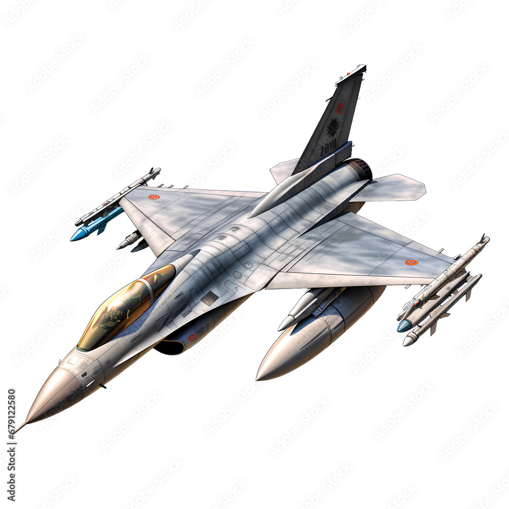 F-16 jet flying, isolated on transparent background, PNG, 300 DPI Stock ...