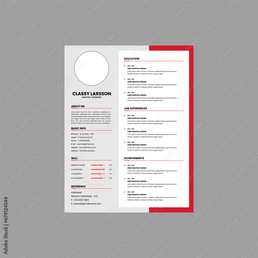Cv templates. Professional resume letterhead, cover letter business ...
