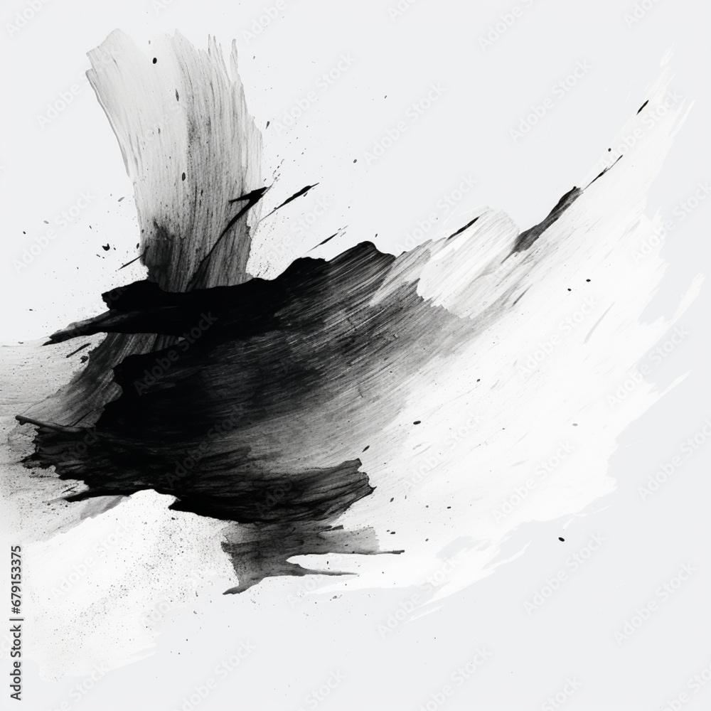 Fondo abstracto con formas aleatorias y difuminado de negro sobre fondo ...