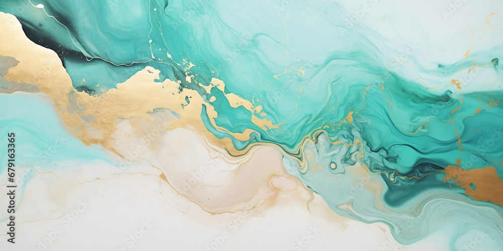 Marble with gilding. Abstract Marble artwork mixed with buzzy geometric ...