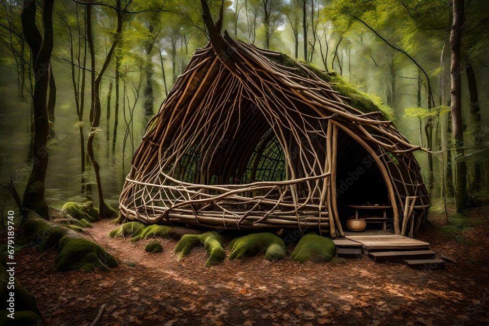 Foto de Step back in time and explore the heart of the forest, where a ...