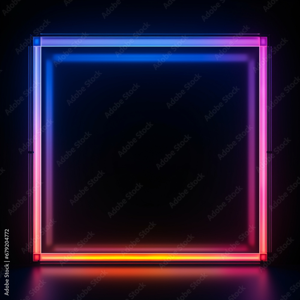 fondo con detalle de marco creado con lineas de colores de diferentes ...