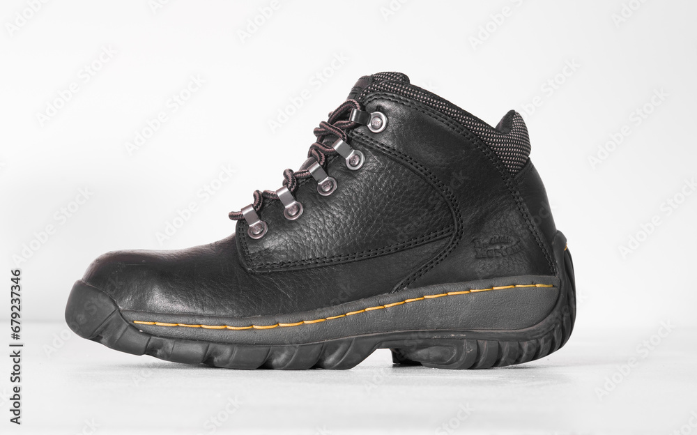 kent, uk 01.01.2023 Dr Martens industrial steel toe boot FS61Lace Up ...