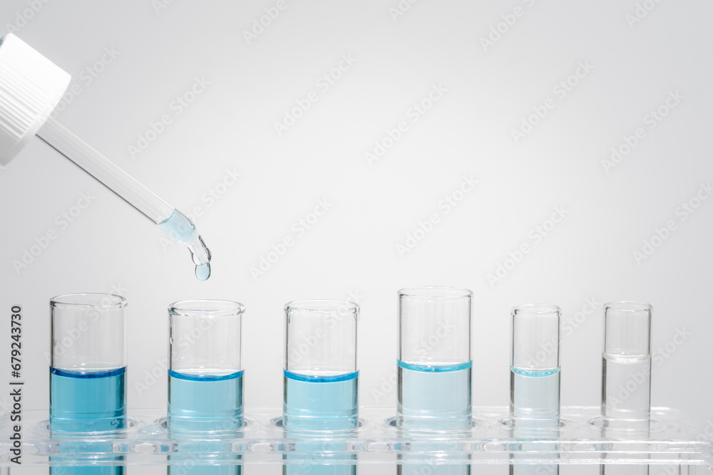 Chemistry laboratory tube glass, science laboratory research and ...