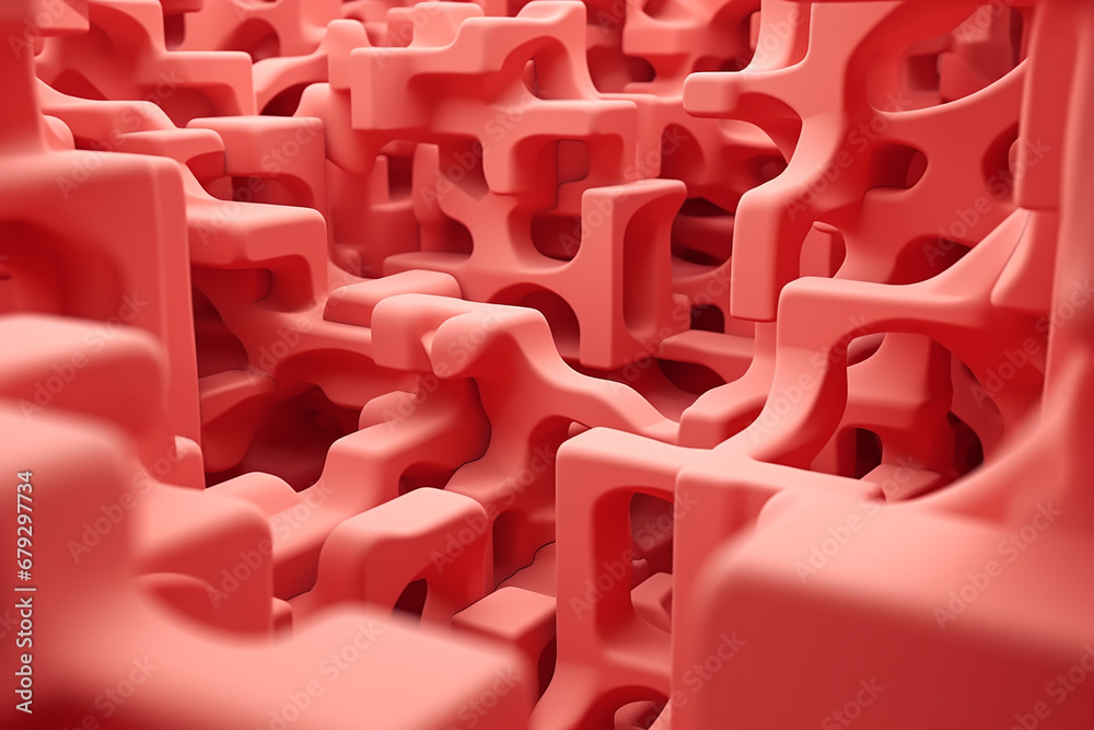 Seamless vector 3D pattern with optical illusions. Cubes. Op Art ...