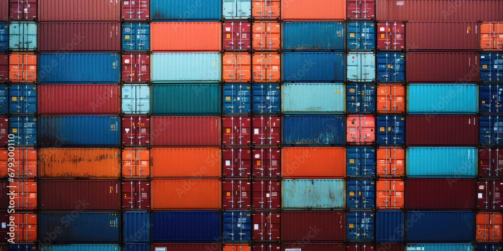 Shipping Containers, Background. Сoncept Industrial Design, Creative ...