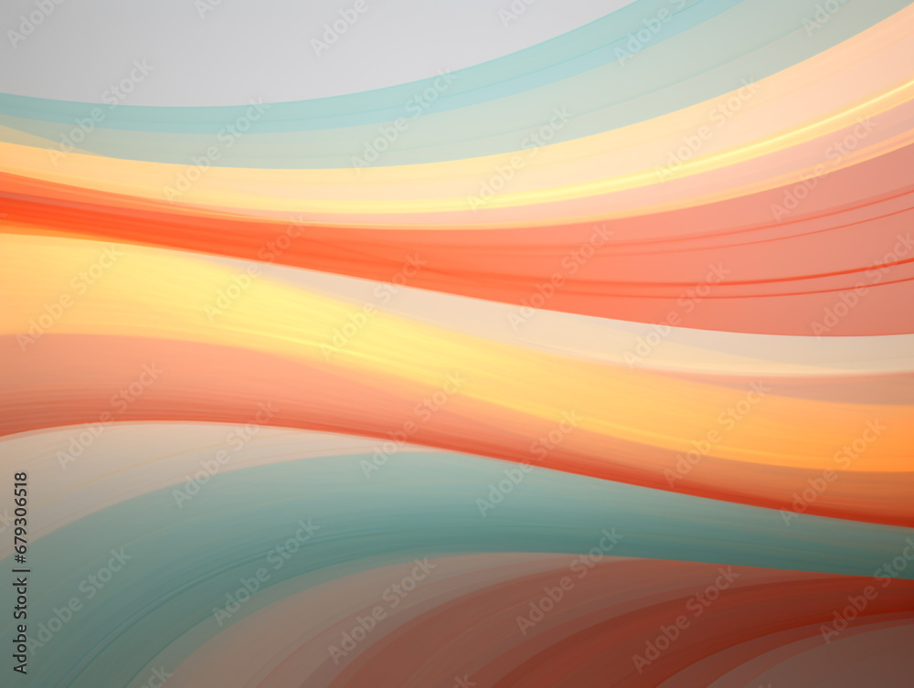Bright colorful abstract background with smooth lines. For poster ...