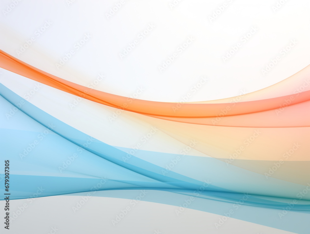 Bright colorful abstract background with smooth lines. For poster ...