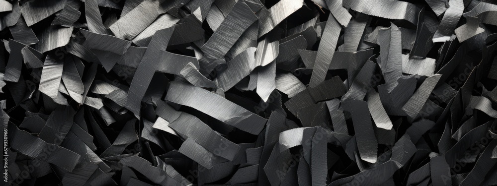 Metal shavings, pieces of metal filings as texture. For backgrounds for ...