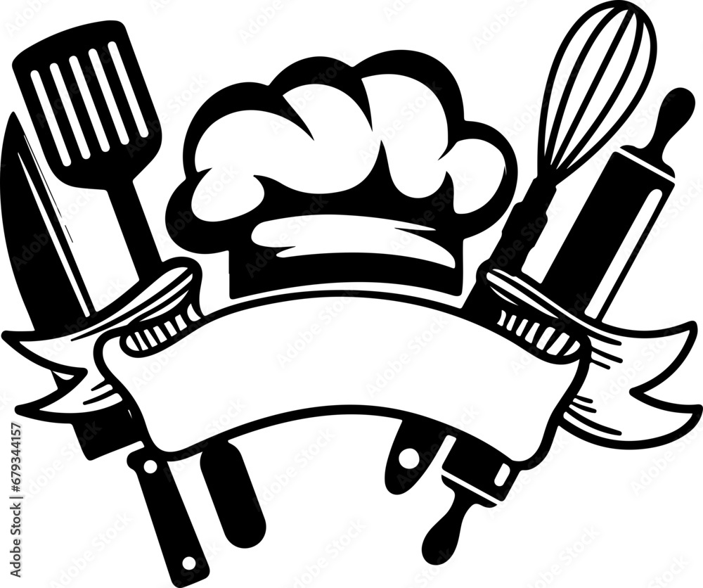 Kitchen Monogram SVG, Kitchen SVG, Kitchen Utensils Monogram SVG, Chef ...