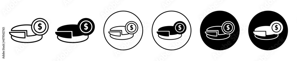 Budget Planning icon. investment share accounting and analysis pie ...