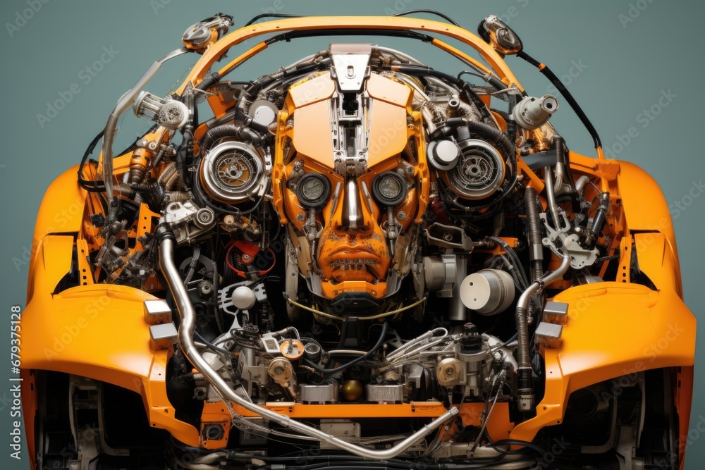 Machina Marvel: Witness the marvel of a machina-inspired robot, the ...