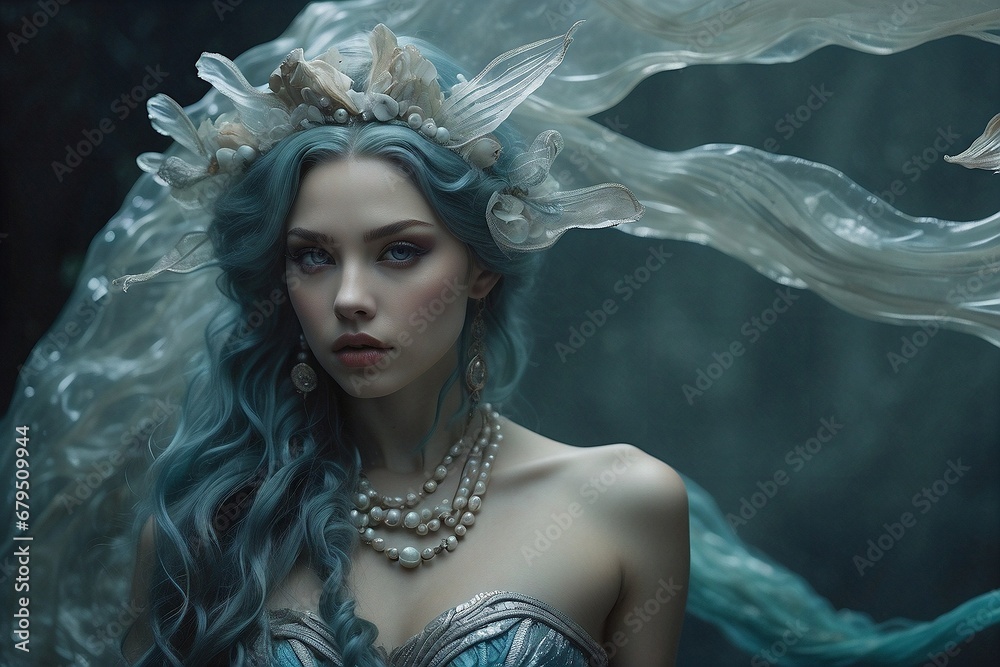 Aquaria Tidewalker is a mystical being born from the depths of the ...