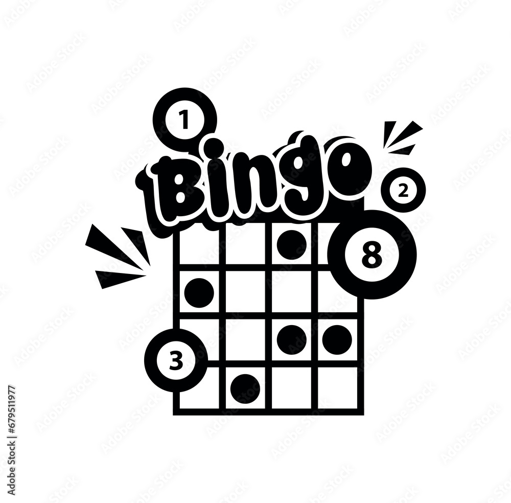 bingo logo Stock Vector | Adobe Stock